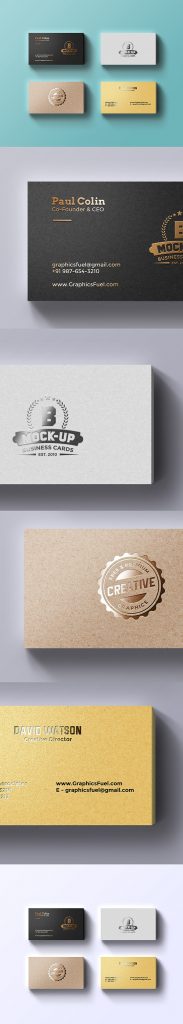 Free Foil Business Cards Mock-up - Free Mockup Zone Free Foil Business Cards Mock-up - Free Mockup Zone