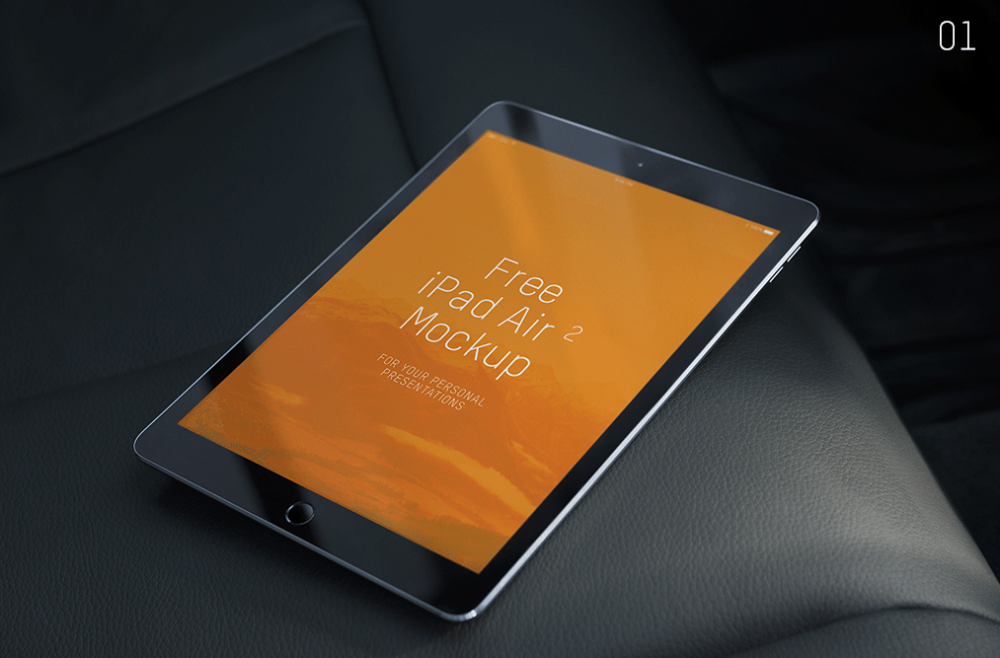 5 Free iPad Air 2 Mock-ups For Personal Presentation