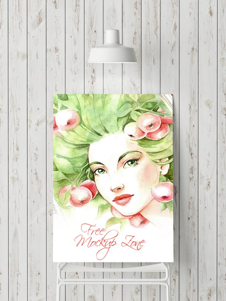 Free Indoor Poster Mock-up For Promotion and Advertisement