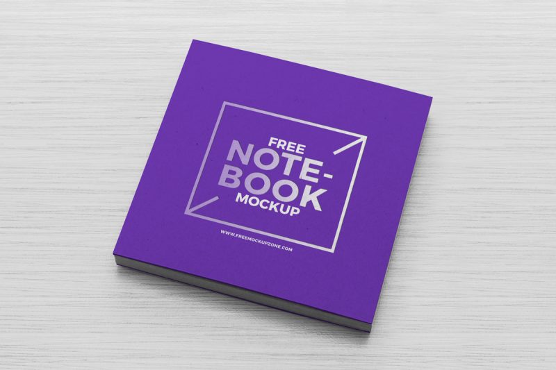 Free Notebook Mockup PSD Template
