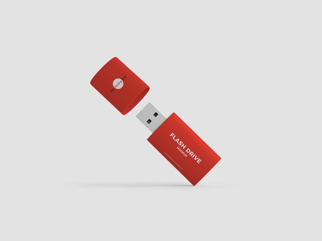 Free Flash Drive Mockup PSD - Free Mockup Zone