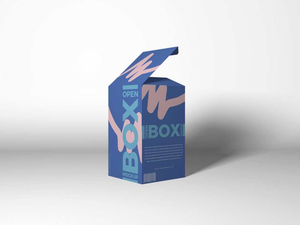 Free Packaging Open Box Mockup PSD - Free Mockup Zone