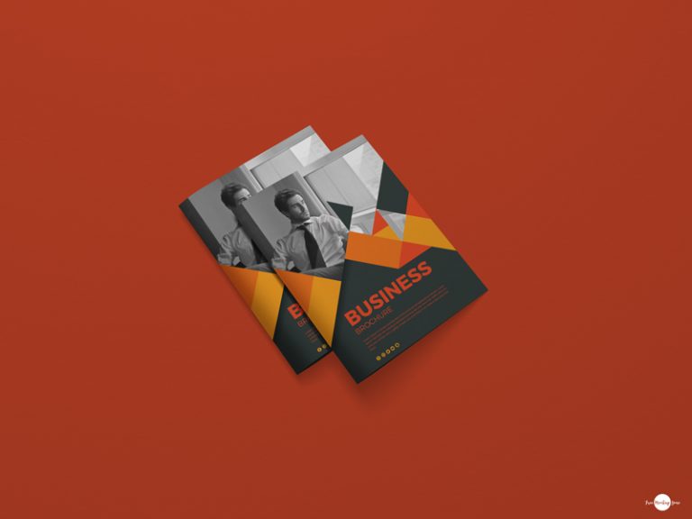 Free Letter Size Brochure Cover Mockup - Free Mockup Zone