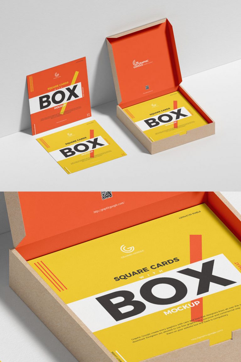 Free Cards Holder Box Packaging Mockup PSD - Free Mockup Zone