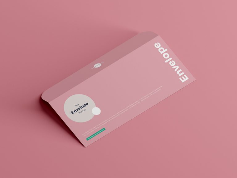 Free PSD 9x4 Envelope Mockup - Free Mockup Zone