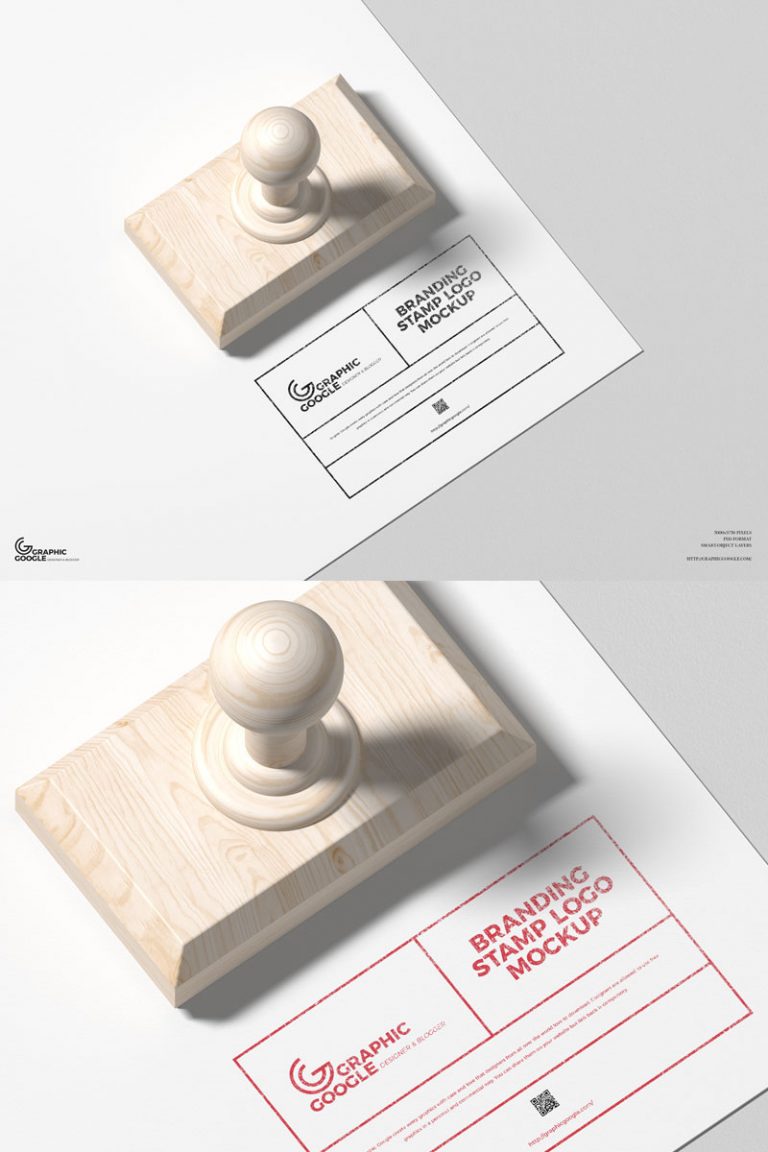Free Logo Branding Stamp Mockup PSD - Free Mockup Zone