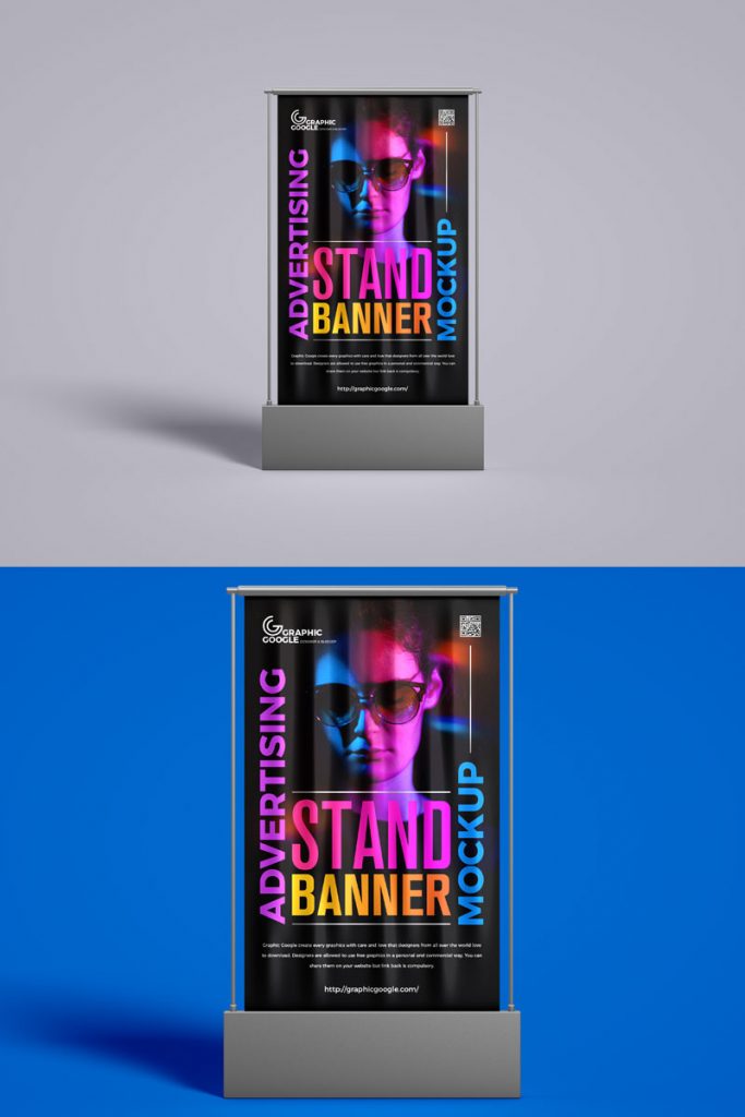 Free Front View Banner Mockup - Free Mockup Zone