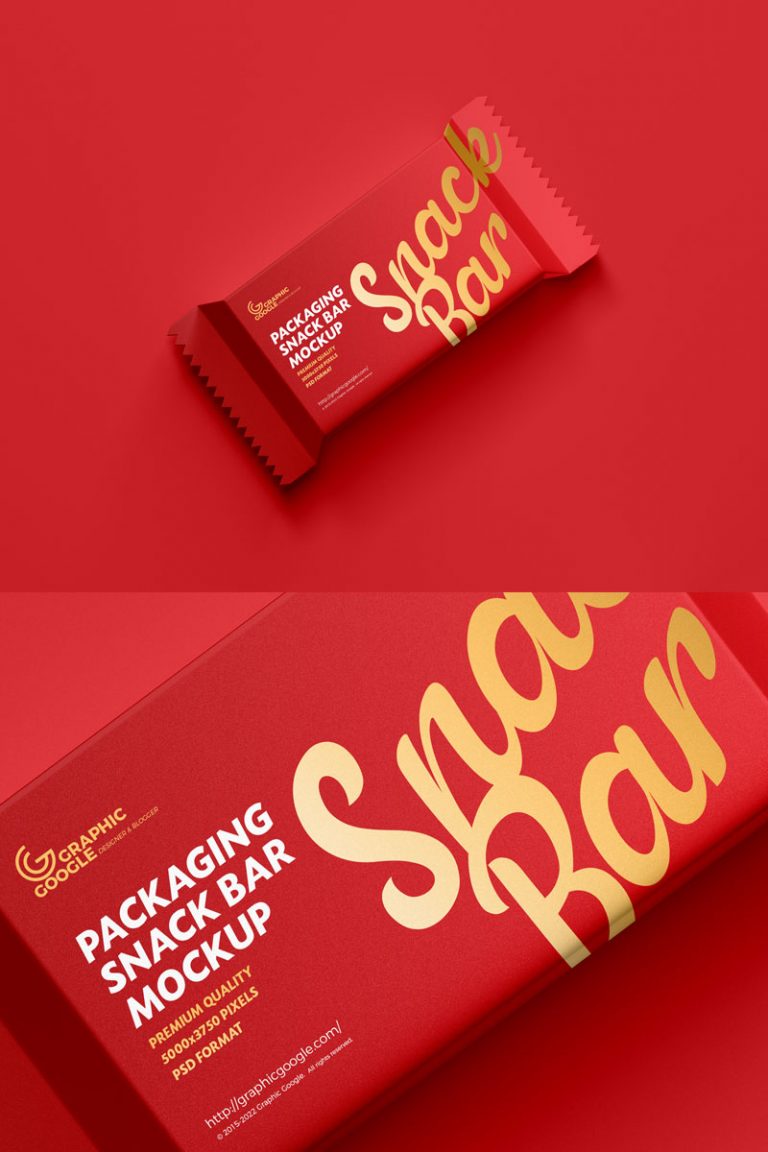 Free Snack Packaging Mockup - Free Mockup Zone