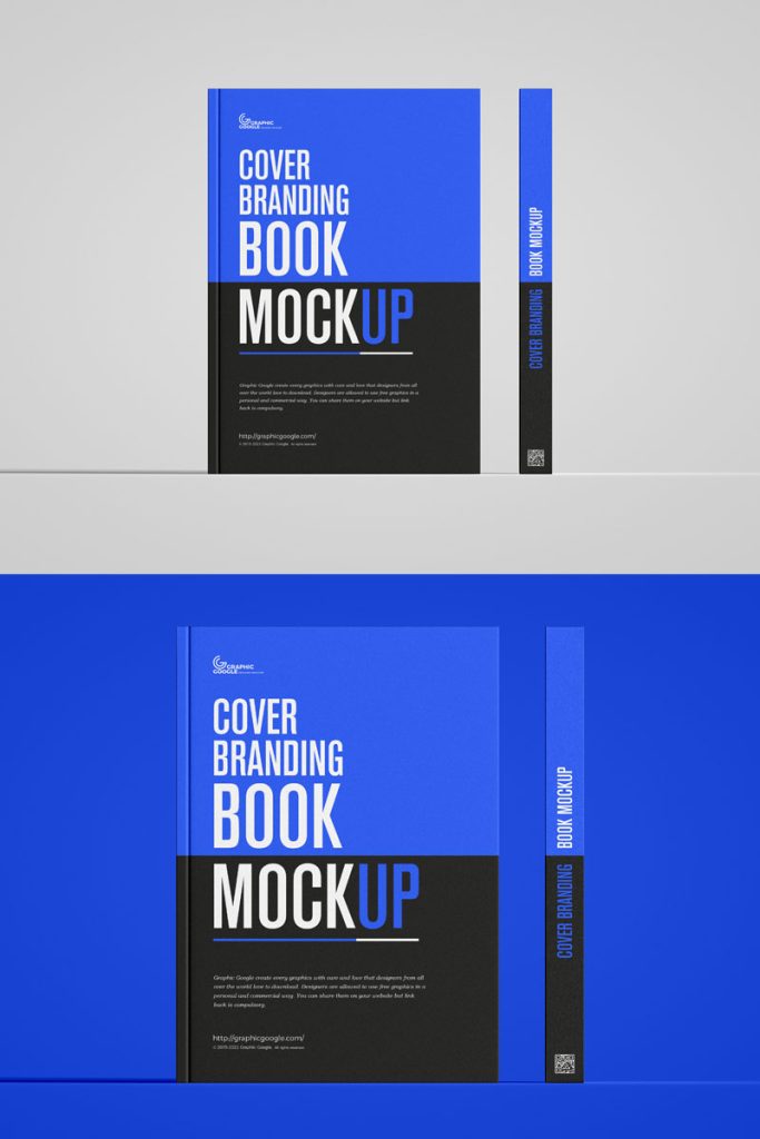Free-Standing-Up-A4-Book-Mockup - Free Mockup Zone