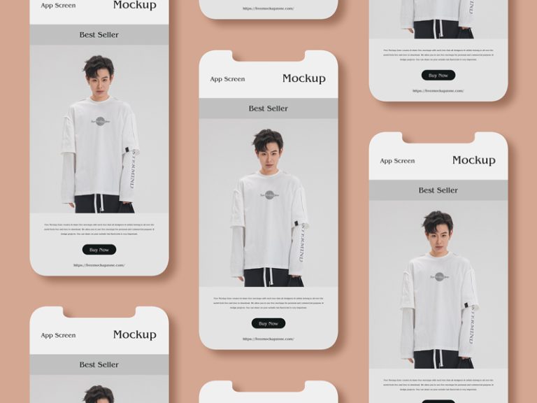 Free App Screen Mockup - Free Mockup Zone