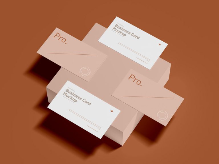 Free Promotion Business Card Mockup - Free Mockup Zone